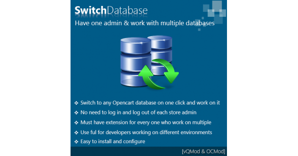 Switch Database Switch Between Opencart Databases 3236